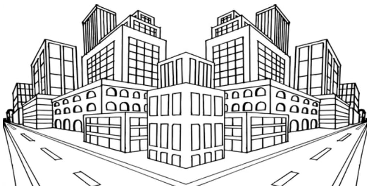 What Is A 2 Point Perspective Drawing - Infoupdate.org What Is A 2 Point Perspective Drawing - Infoupdate.org